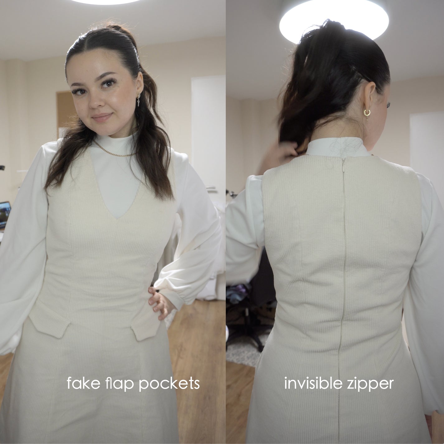 Pinafore Dress ENYA Sewing Pattern PDF | Kristina Sewista